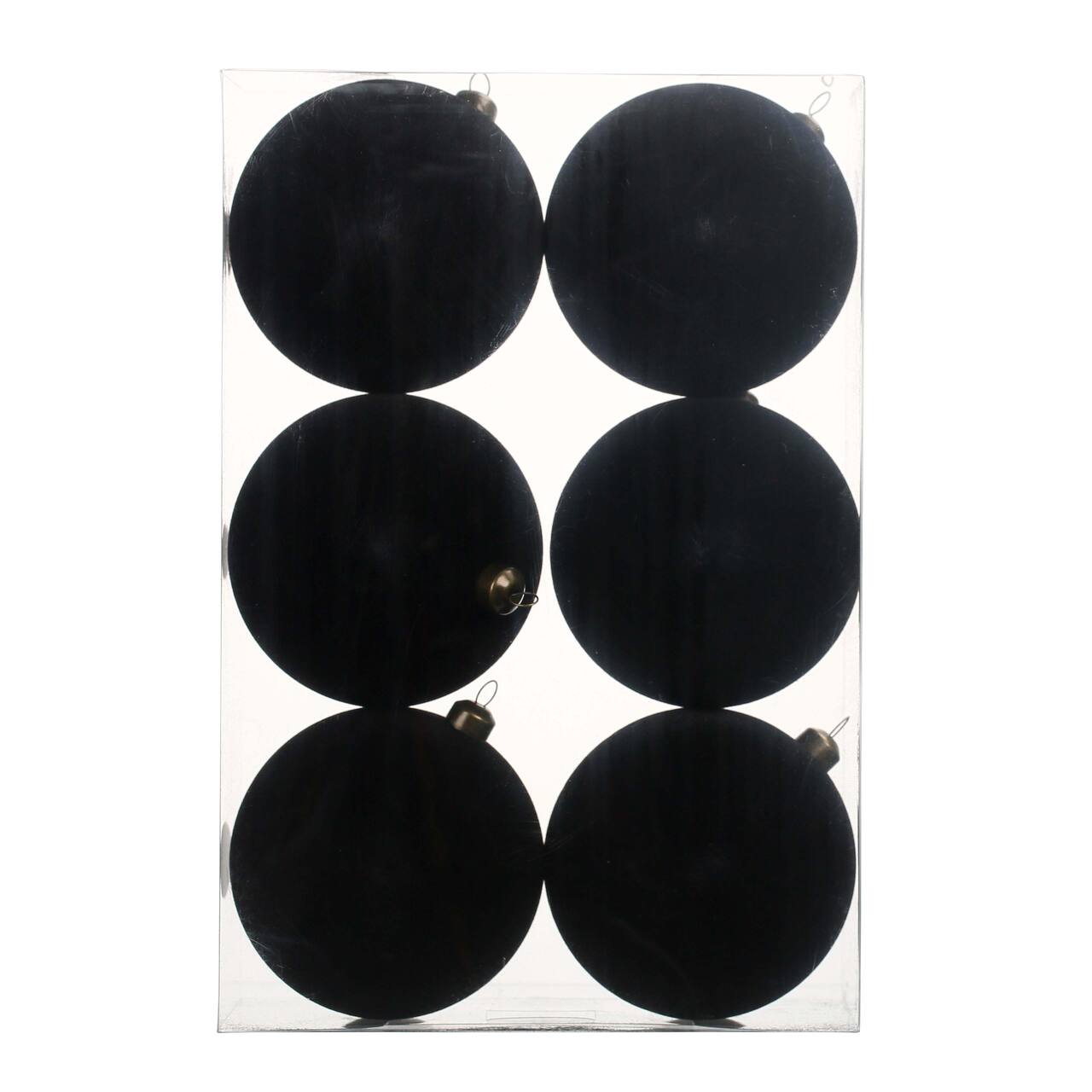 6 Pack 4 Flocked Shatterproof Ball Ornaments By Ashland® Michaels